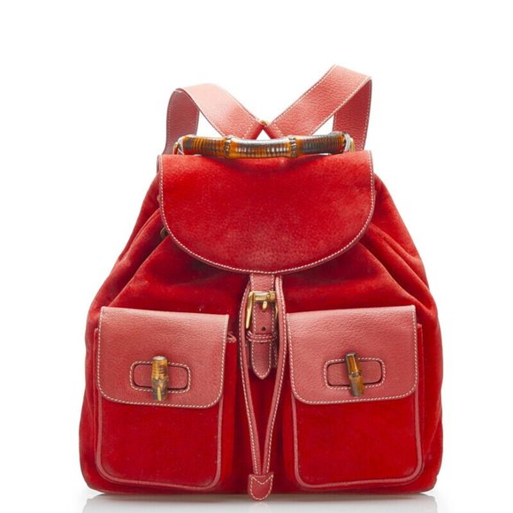 Gucci | Bags | Gucci Womens Bamboo Handbagshoulder Bagtote Bag Red ... Gucci | Bags | Gucci Womens Bamboo Handbagshoulder Bagtote Bag Red ...